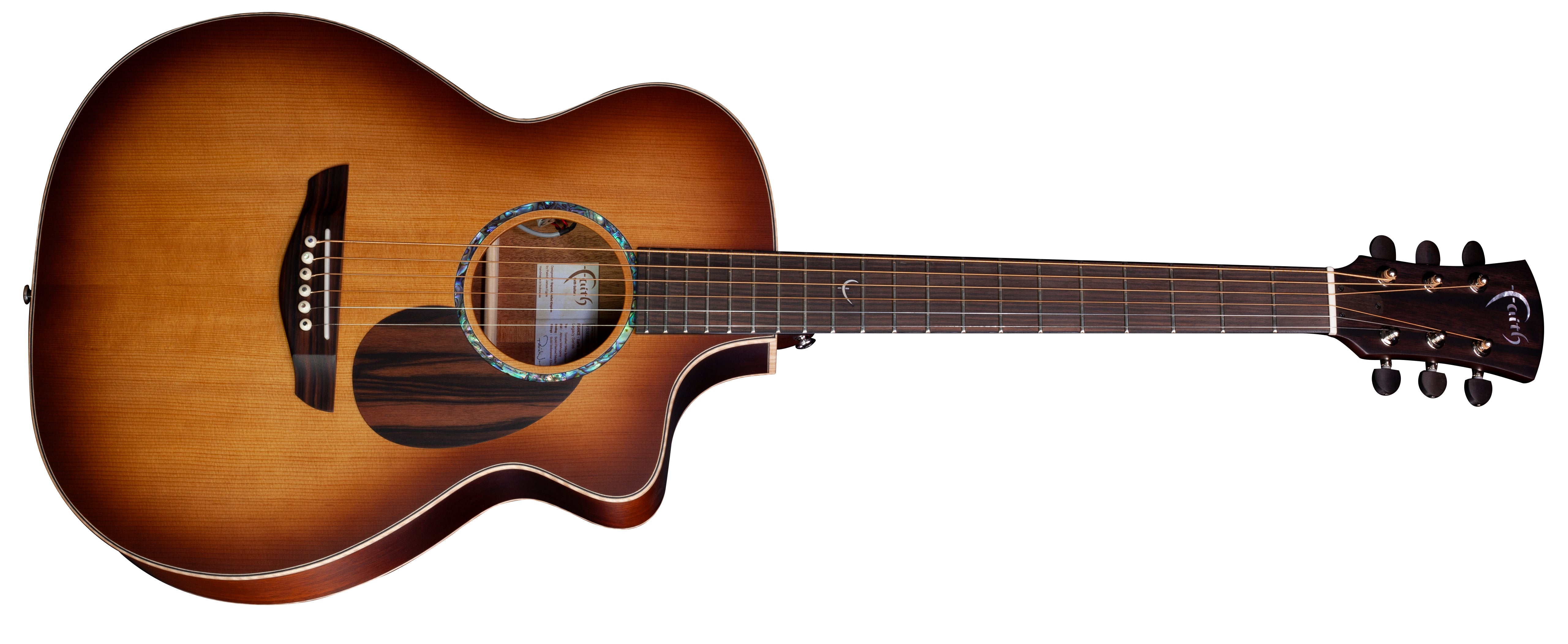 Faith PJE Legacy Earth Cutaway Electro Satin Sunburst FG4HCE – Faith ...